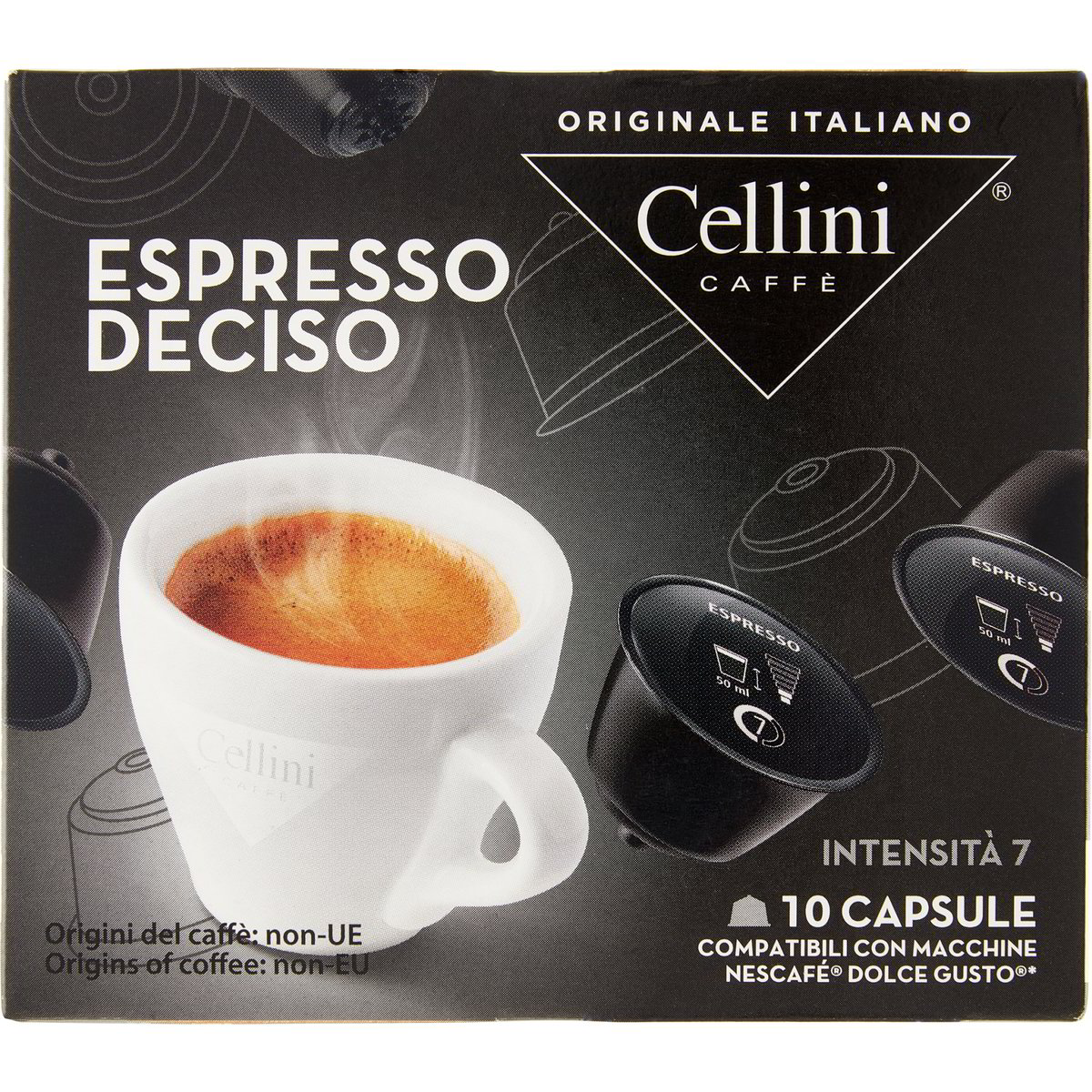 Capsule caffè espresso deciso x10 CELLINI 75 G - Coop Shop
