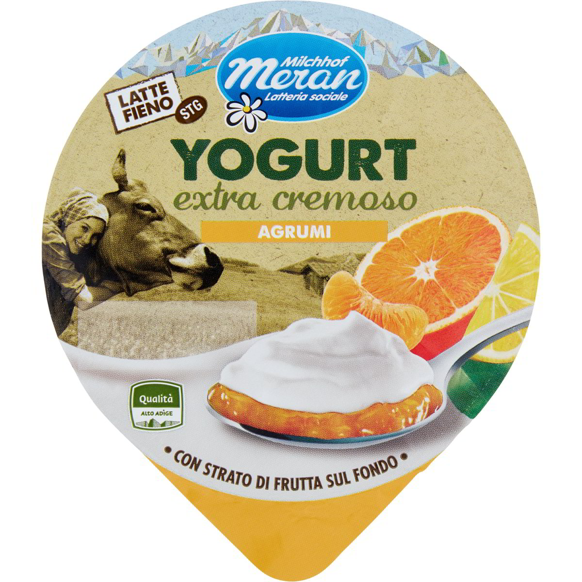 Yogurt latte fieno extra cremoso agli agrumi LATTERIA MERANO 150 G ...