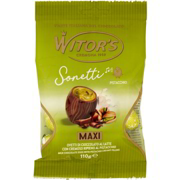 Cioccolatini ovetti maxi sonetti al pistacchio WITOR'S 110 G - Coop Shop