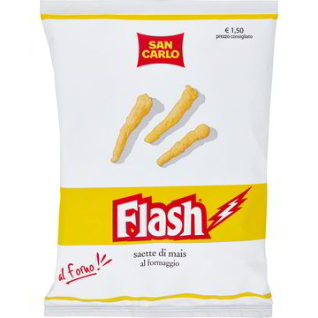 Patatine saette di mais al formaggio flash SAN CARLO 60 G - Coop Shop