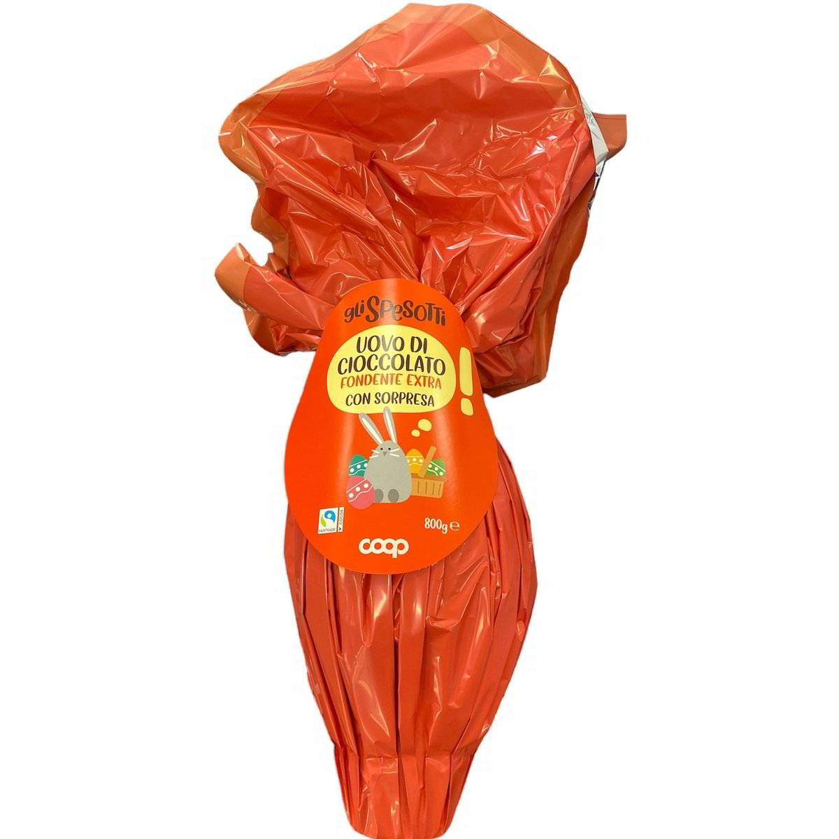 Uovo di cioccolato extra fondente COOP - GLI SPESOTTI 800 G - Coop Shop
