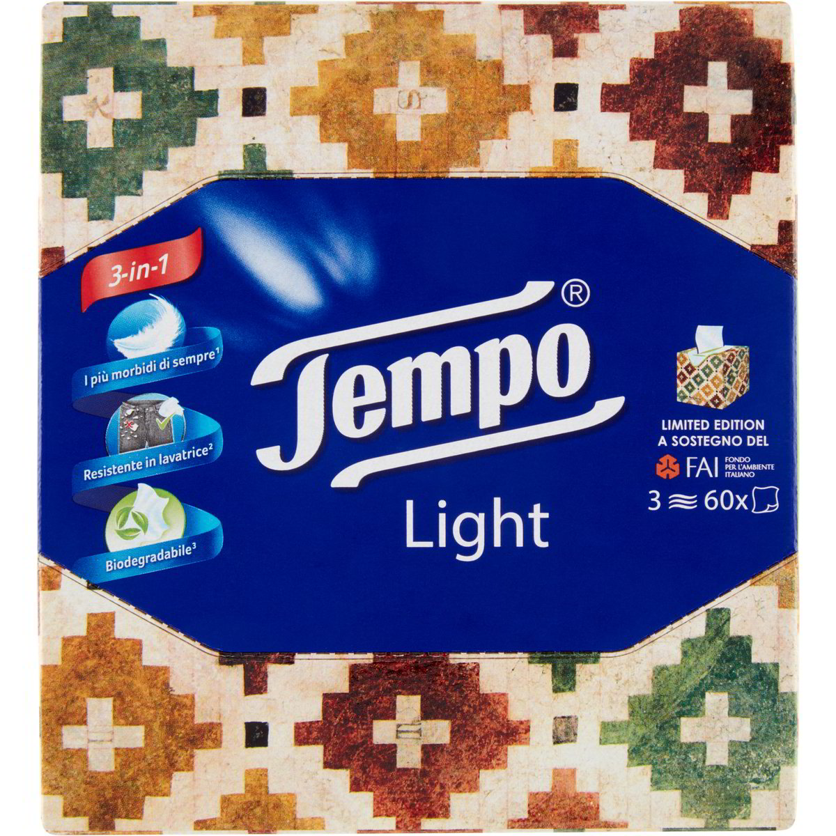 Fazzoletti Tempo Light 3 veli scatola x60 veline TEMPO 1 PZ - Coop Shop