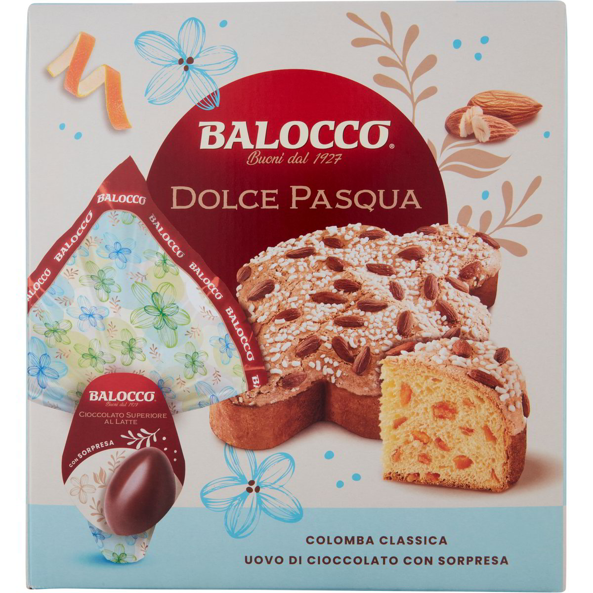 Colomba e uovo di pasqua cioccolato al latte BALOCCO 750 G - Coop Shop