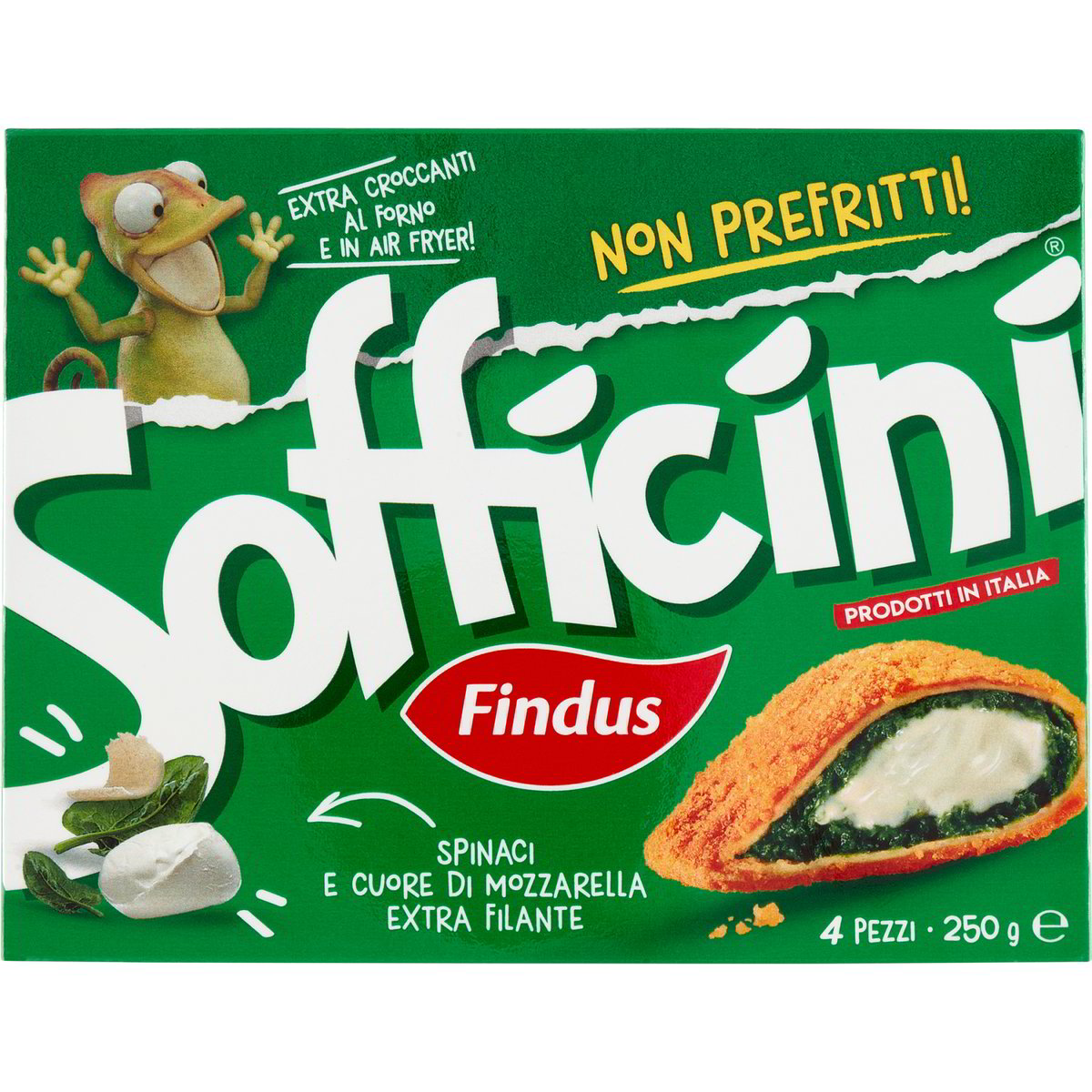 Sofficini spinaci più e mozzarella x4 FINDUS 250 G - Coop Shop