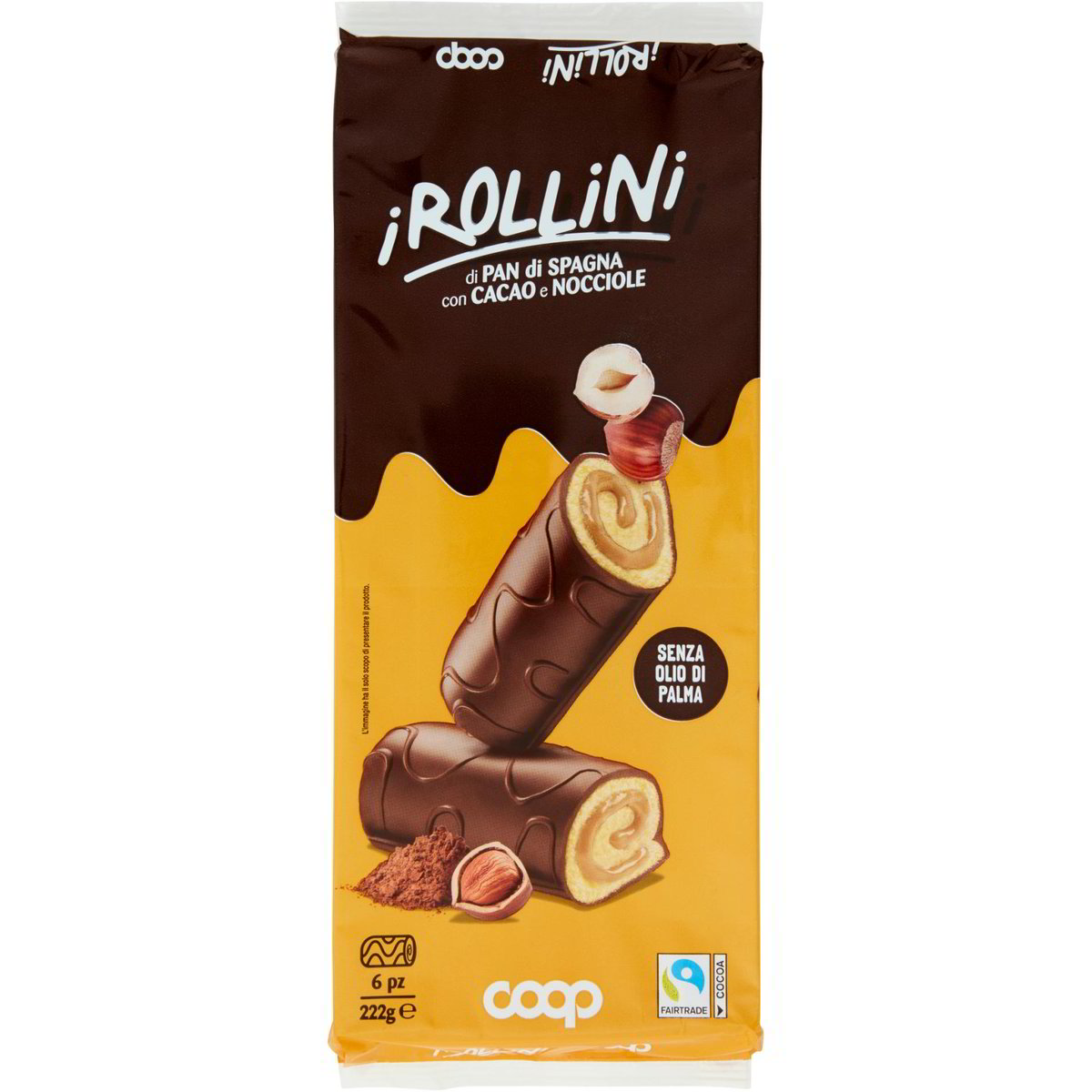 Merendine con cacao e nocciole i rollini x6 COOP 222 G - Coop Shop