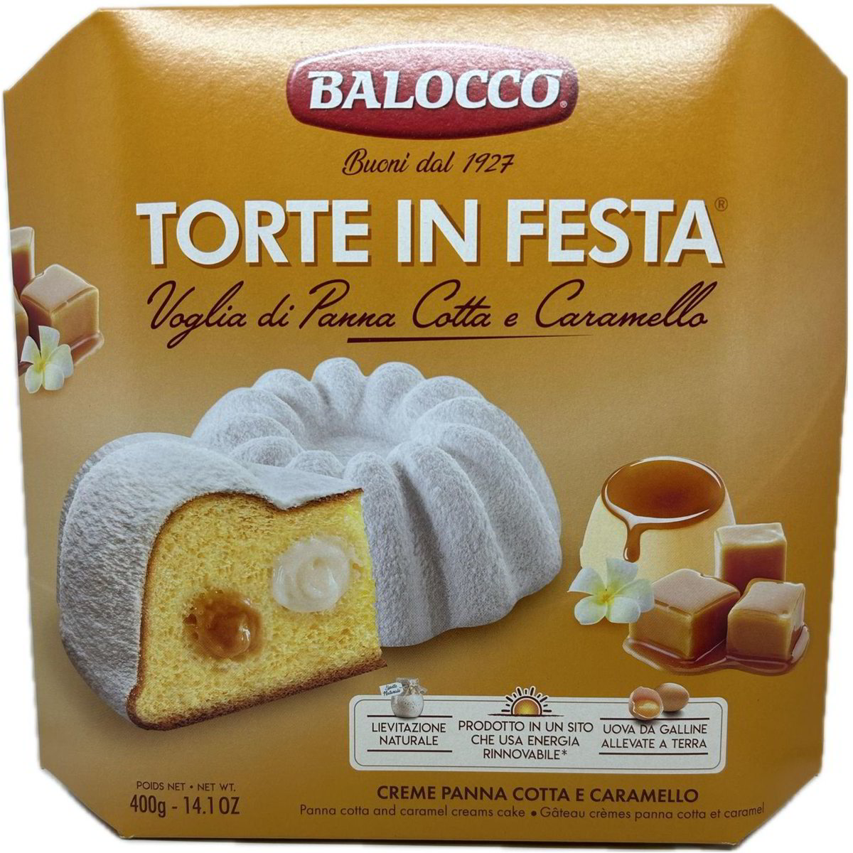 Torta crema panna cotta/caramello BALOCCO 400 G - Coop Shop