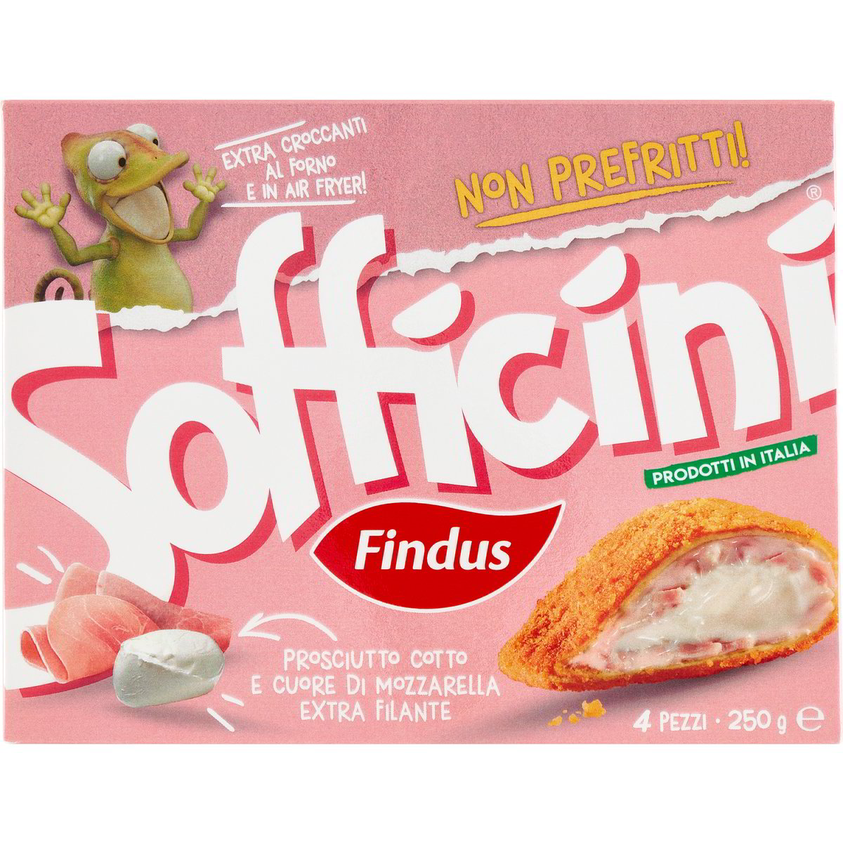 Sofficini prosciutto cotto più e mozzarella x4 FINDUS 250 G - Coop Shop