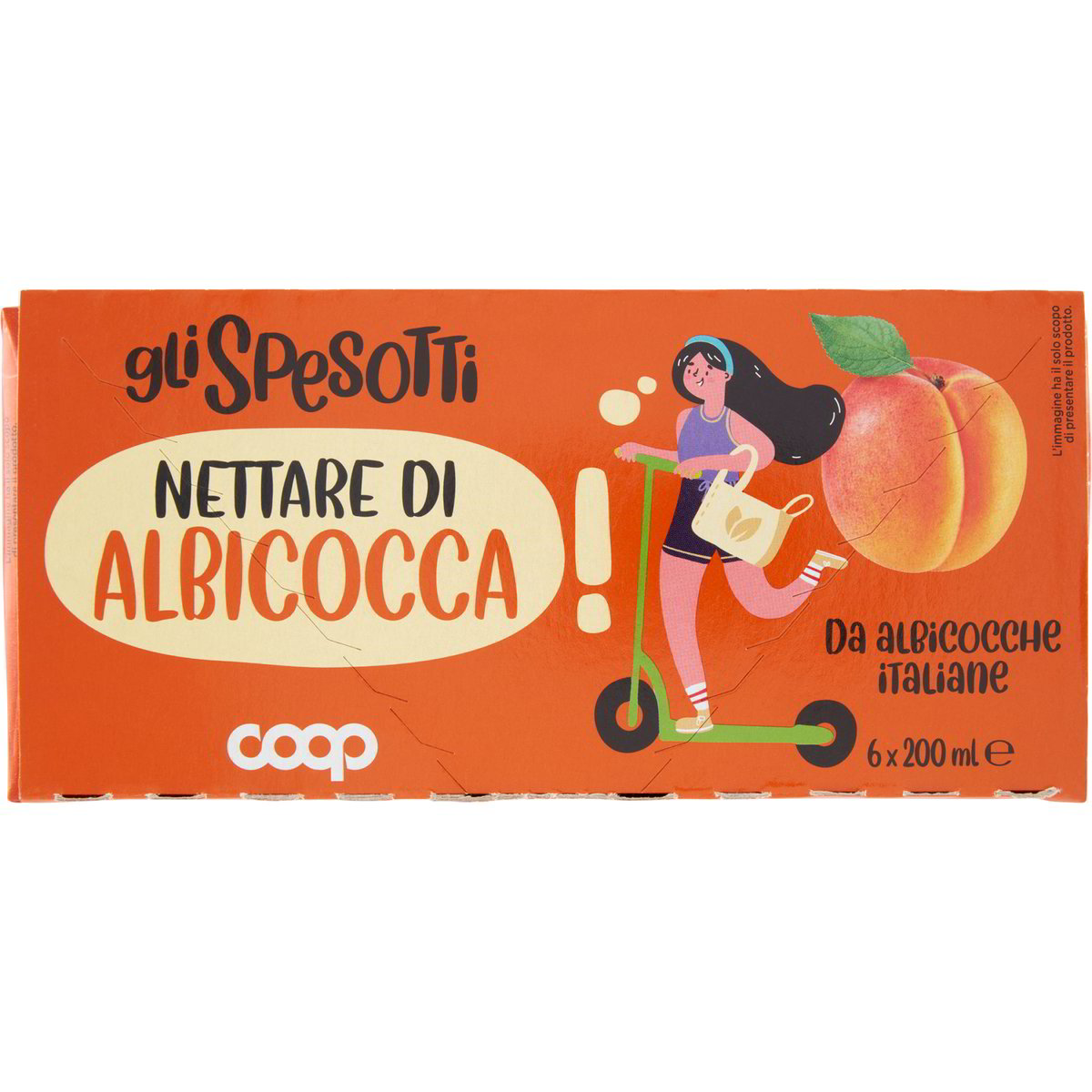 Succo nettare all'albicocca COOP - GLI SPESOTTI 6 X 200 ML - Coop Shop