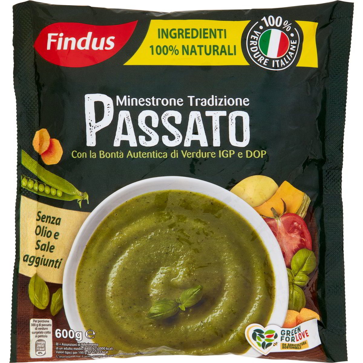 Minestrone tradizione il passato FINDUS 600 G - Coop Shop