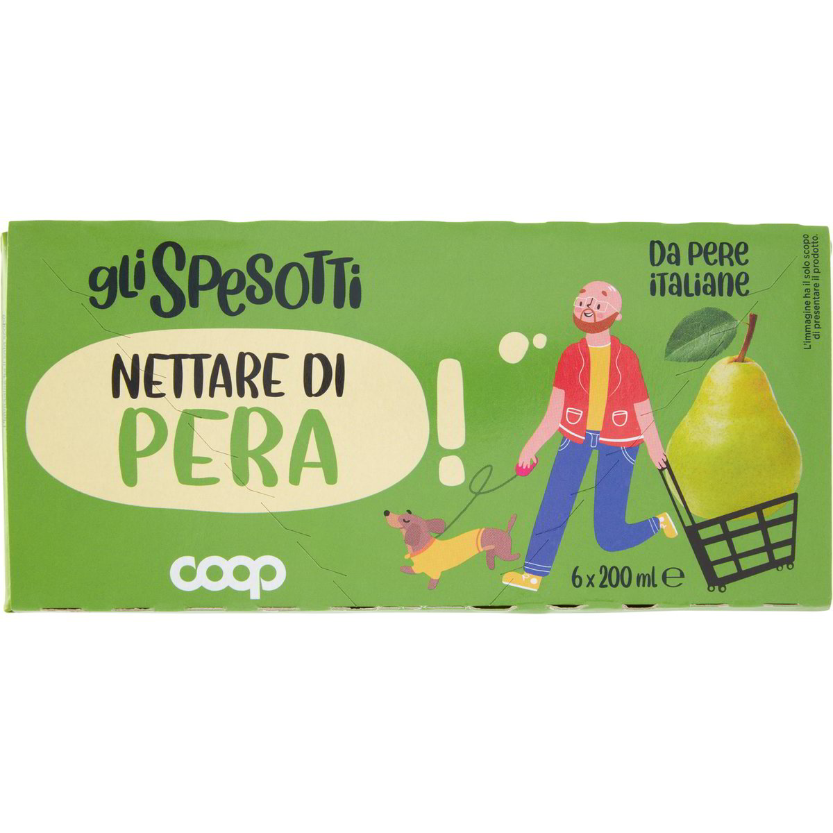 Succo nettare di pera x6 COOP - GLI SPESOTTI 6 X 200 ML - Coop Shop