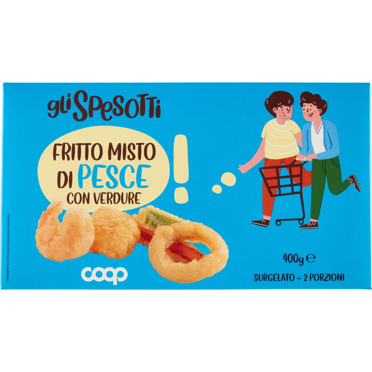 Fritto misto di pesce con verdure COOP - GLI SPESOTTI 400 G - Coop Shop