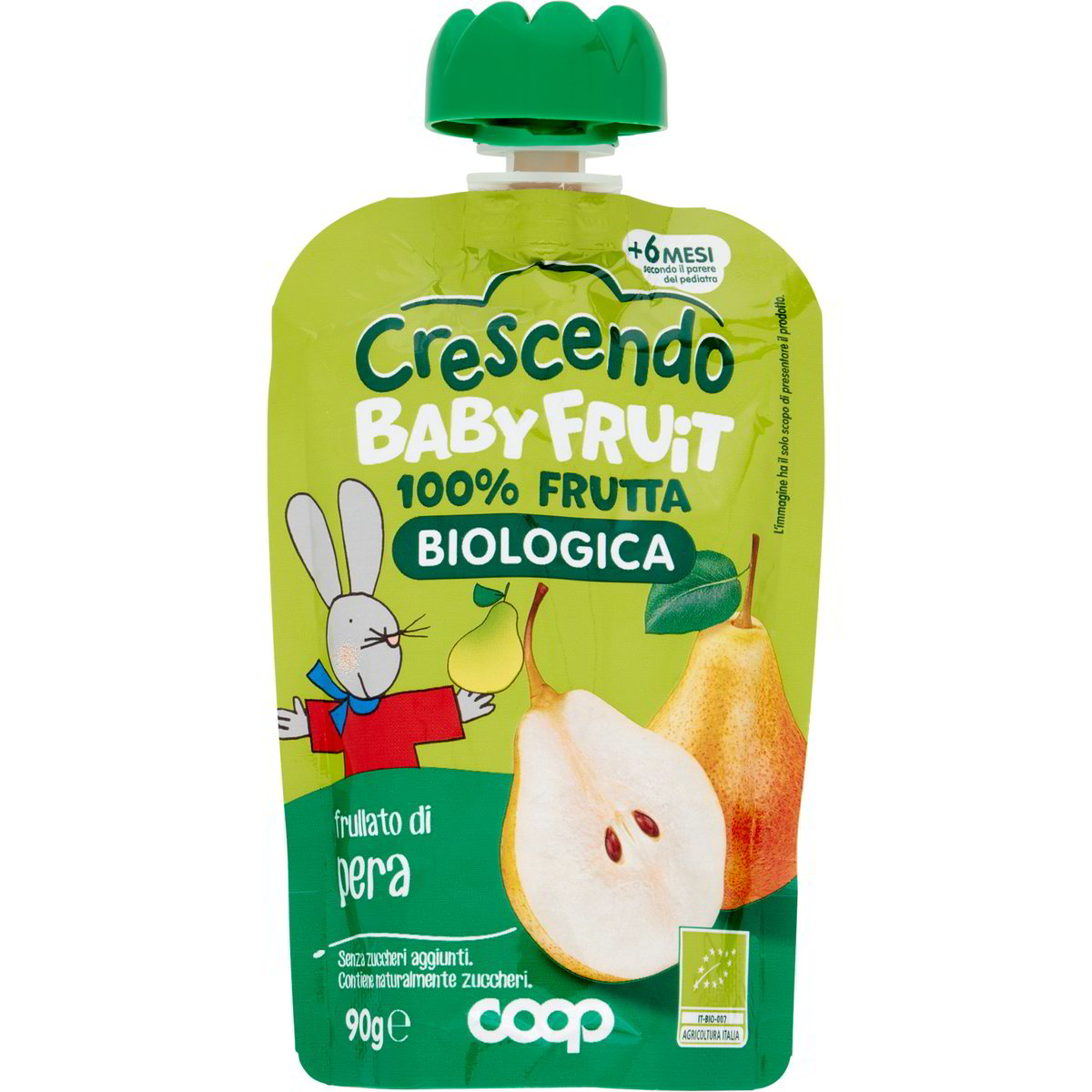 Frullato di pera baby fruit pouche COOP - CRESCENDO 90 G - Coop Shop