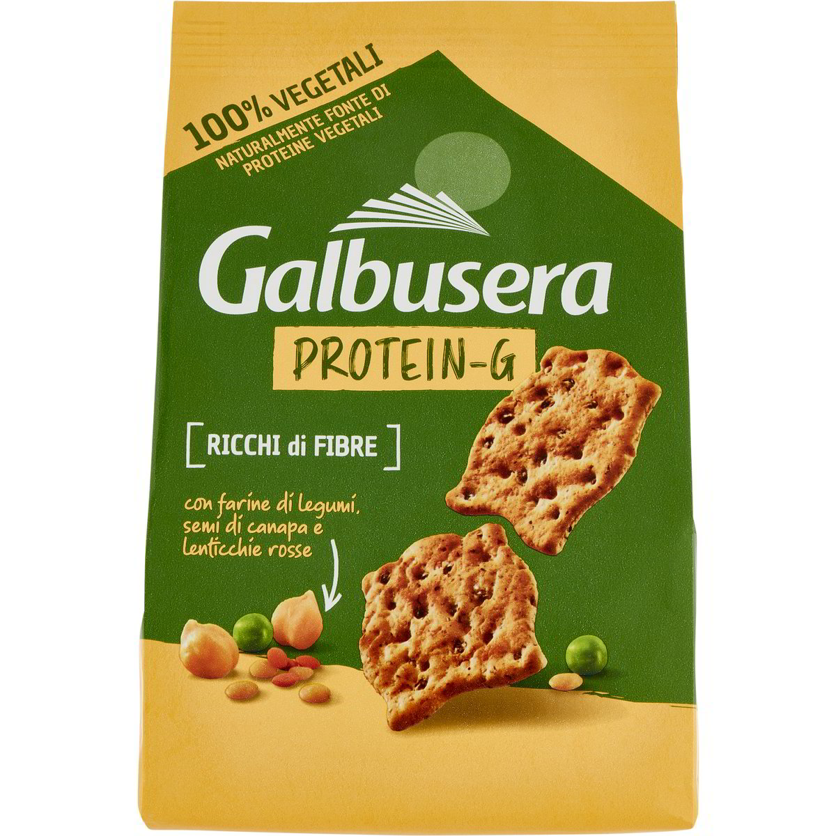 Cracker con legumi e semi di canapa protein g GALBUSERA 200 G - Coop Shop