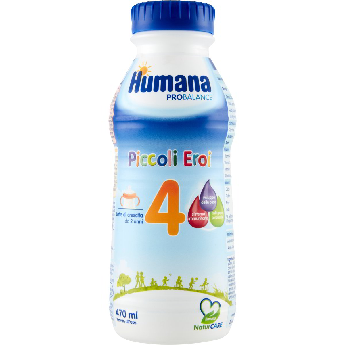 Latte di crescita da 2 anni 4 piccoli eroi HUMANA 470 ML - Coop Shop