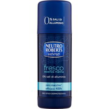 Deodorante stick uomo fresco essenza marina NEUTRO ROBERTS 40 ML - Coop ...