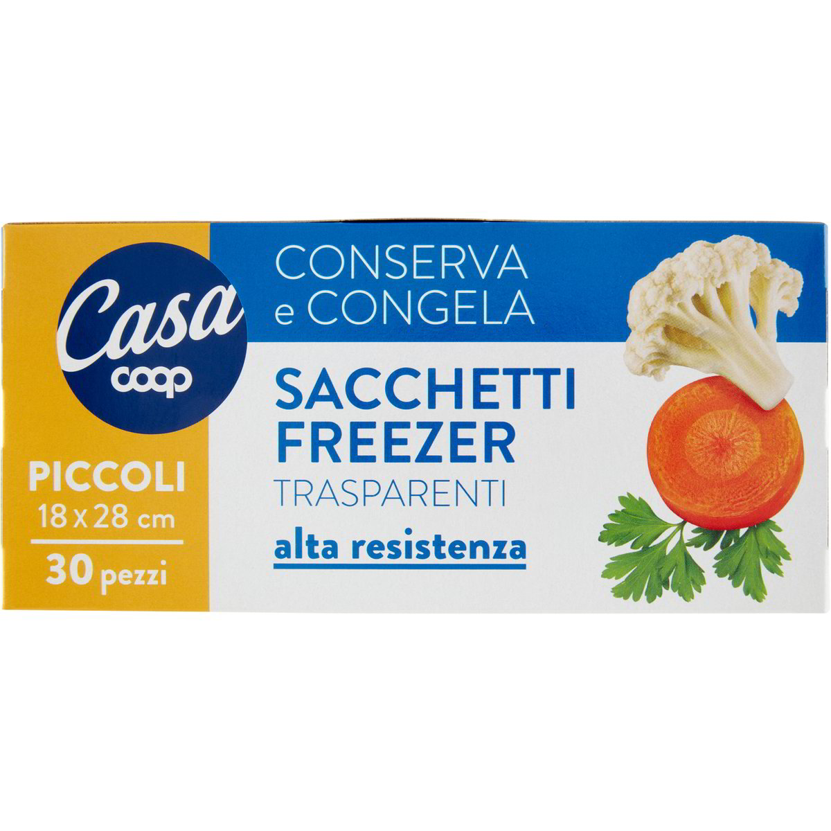 Sacchetti freezer piccoli trasparenti cm18x28 x30 COOP - CASA 1 PZ ...