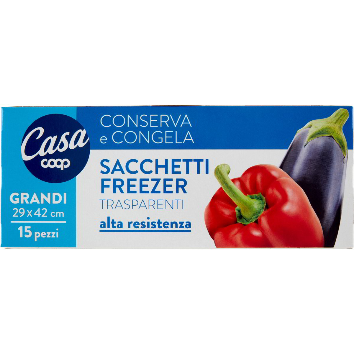 Sacchetti freezer grandi trasparenti cm29x42 x15 COOP - CASA 1 PZ ...