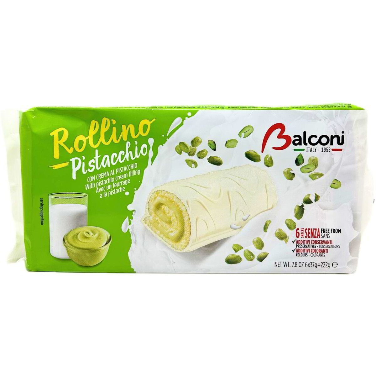 Merenda rollino al pistacchio x6 BALCONI 222 G - Coop Shop