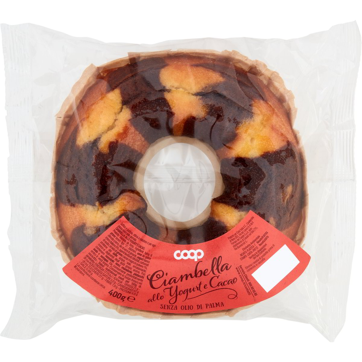 Torta ciambella allo yogurt e cacao COOP 400 G - Coop Shop