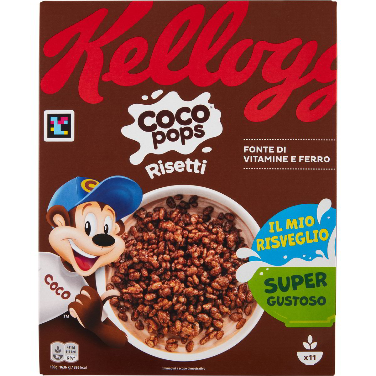 Cereali al cioccolato coco pops risetti KELLOGG'S 330 G - Coop Shop
