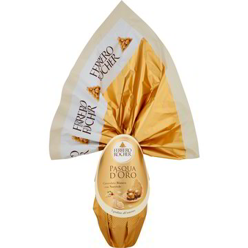 Uovo di pasqua cioccolato bianco e nocciole rocher FERRERO 212,5 G ...