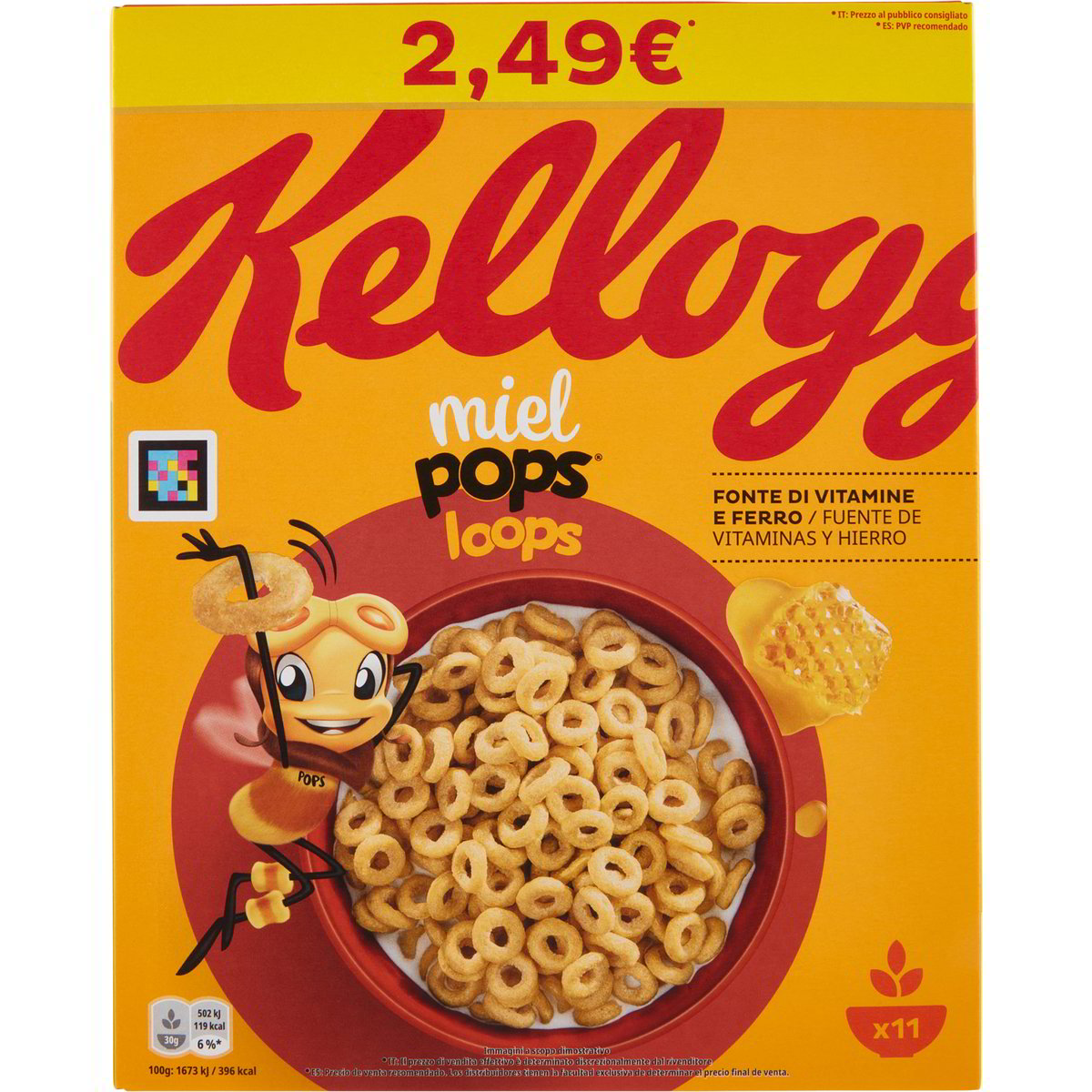 Cereali anellini miel pops loops KELLOGG'S 330 G - Coop Shop