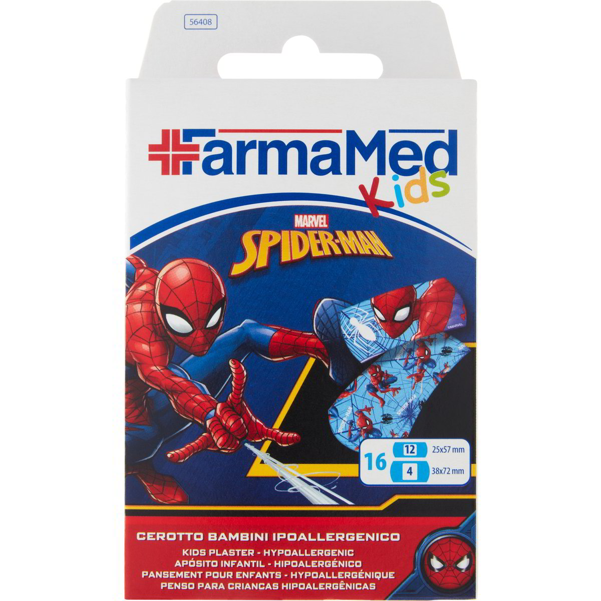 Cerotto kids ipoallergenico spiderman x16 FARMAMED 1 PZ - Coop Shop