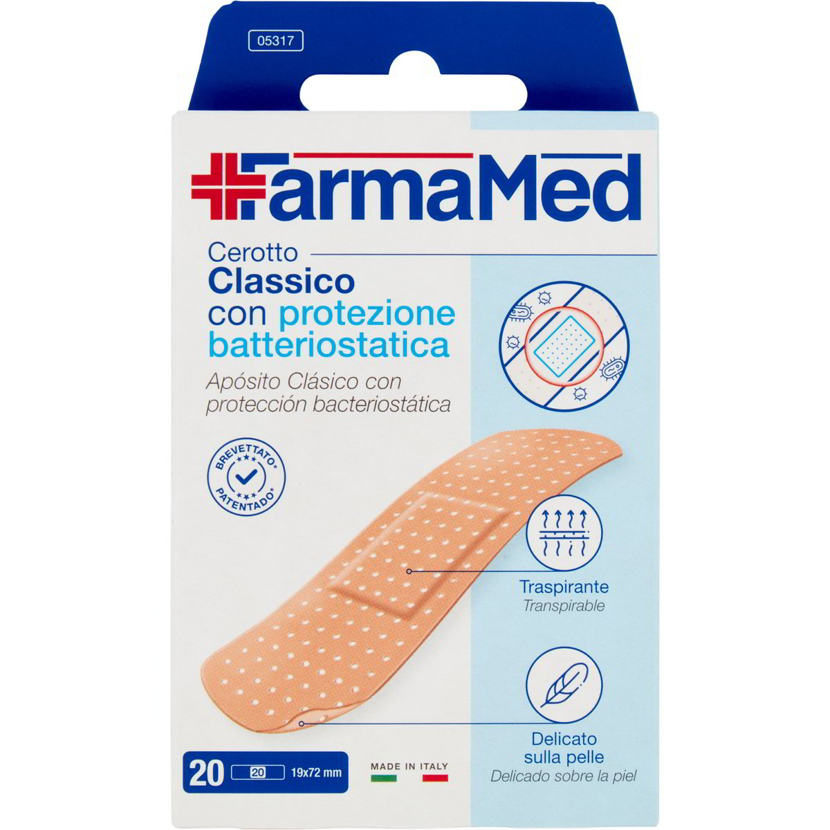 Cerotti classici con protezione batteri (l) x20 FARMAMED 1 PZ - Coop Shop