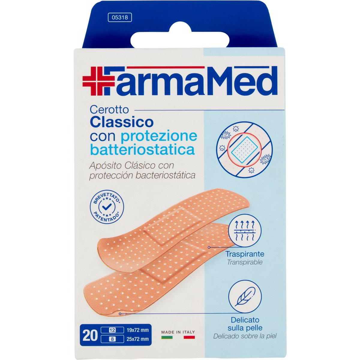 Cerotti classici con protezione batteri (m/l) x20 FARMAMED 1 PZ - Coop Shop