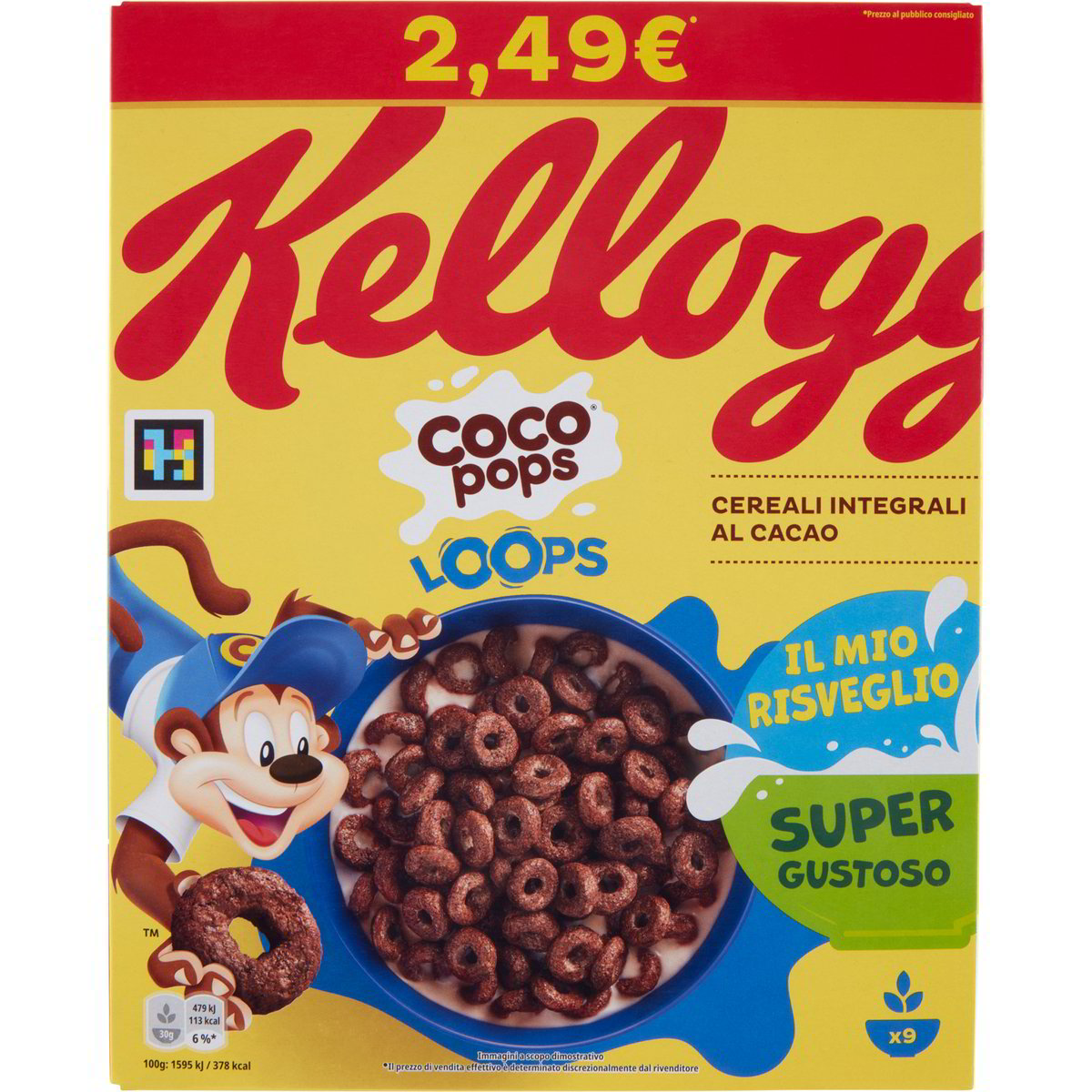 Cereali anellini al cacao coco pops loops KELLOGG'S 285 G - Coop Shop