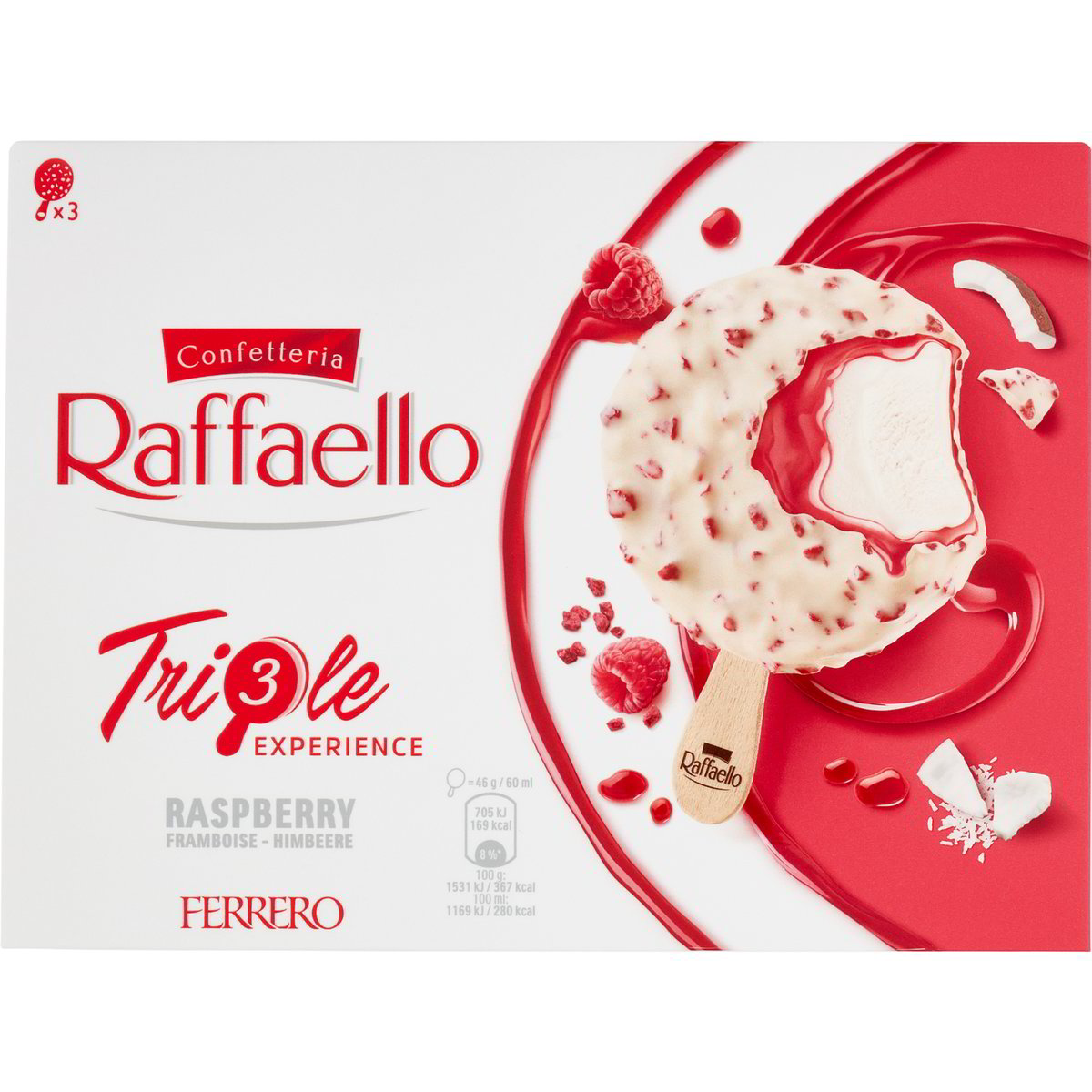 Stecco gelato raffaello e lampone x3 FERRERO 138 G - Coop Shop