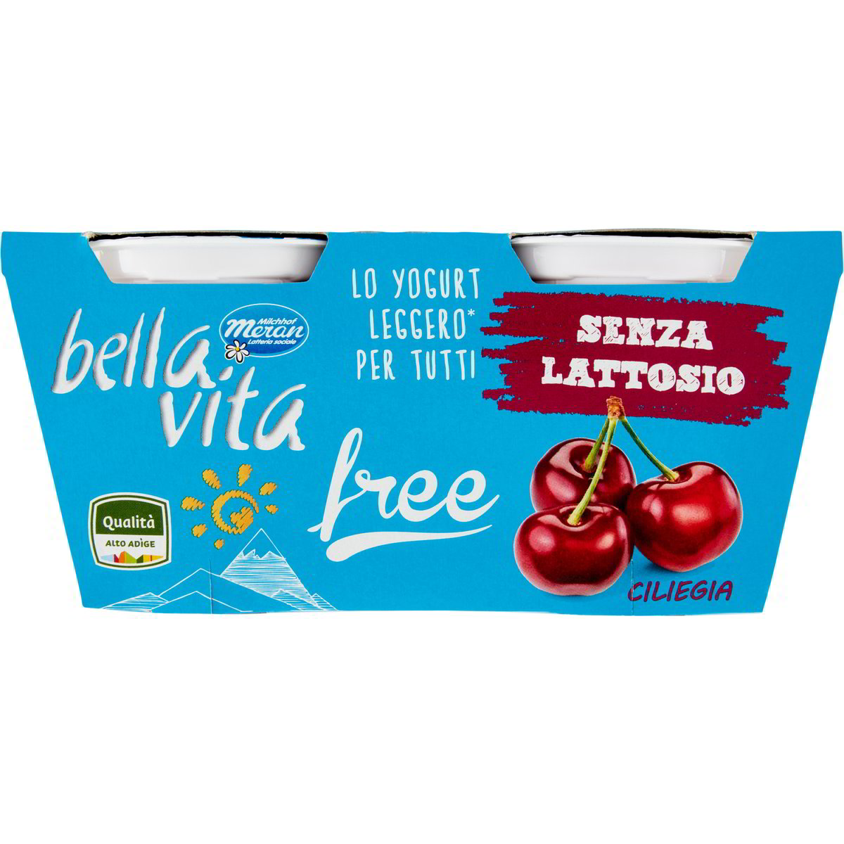 Yogurt parzialmente scremato alla ciliegia LATTERIA MERANO 2 X 125 G ...