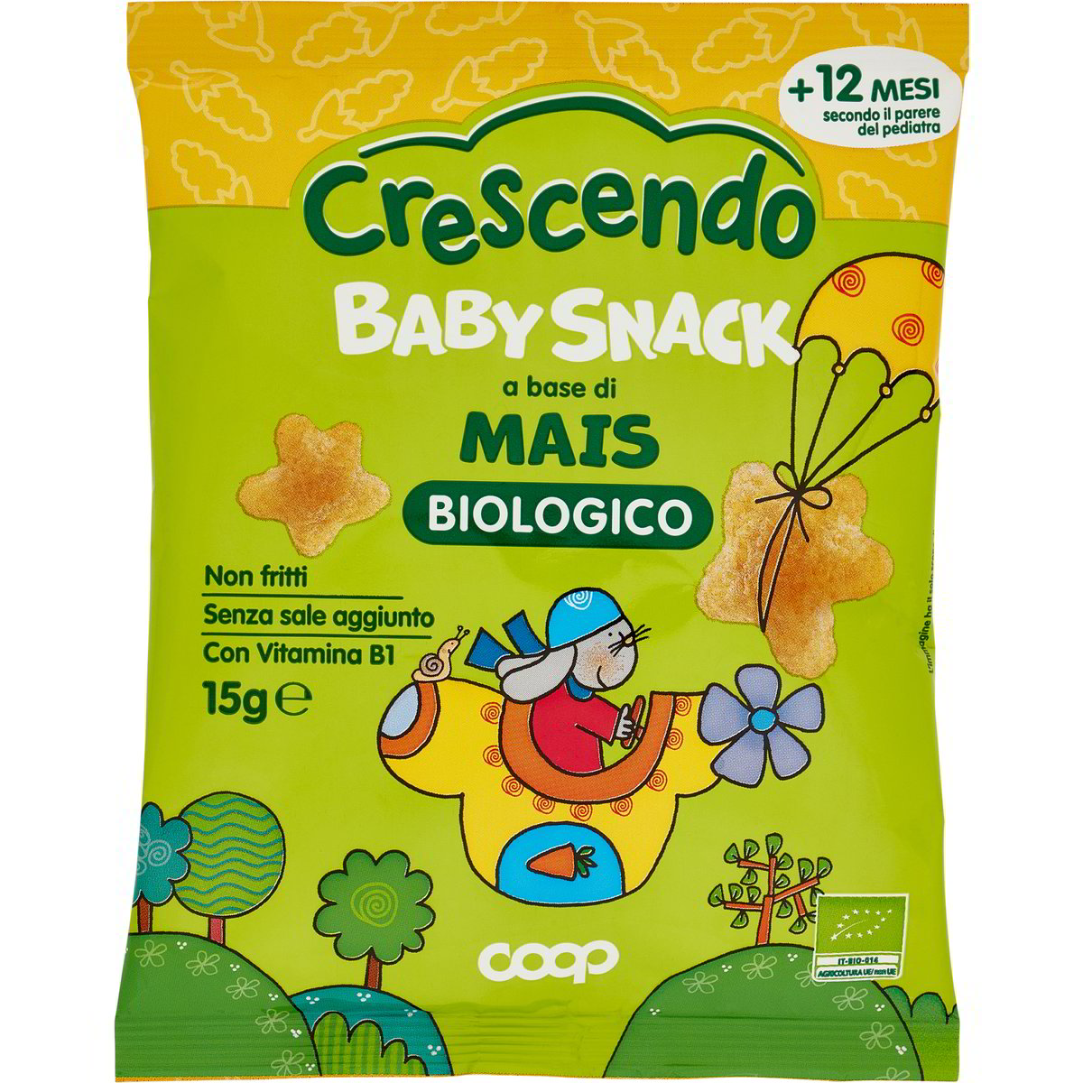 Snack di mais baby snack COOP - CRESCENDO 15 G - Coop Shop