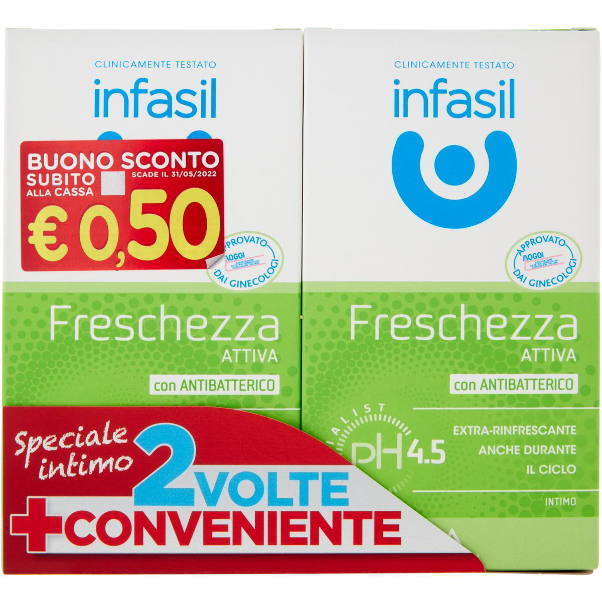 DET.INT.INFASIL FRESCH.2X200ML - Coop Shop