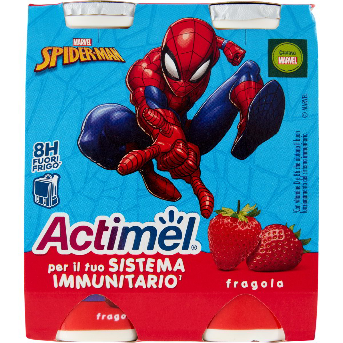 Yogurt actimel play boys marvel spider-man DANONE 4 X 100 G - Coop Shop