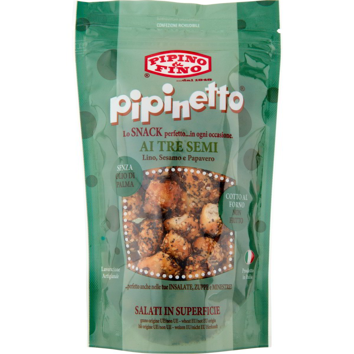 Grissini pipinetto ai semi di lino/sesamo/papavero PIPINO E FINO 70 G ...