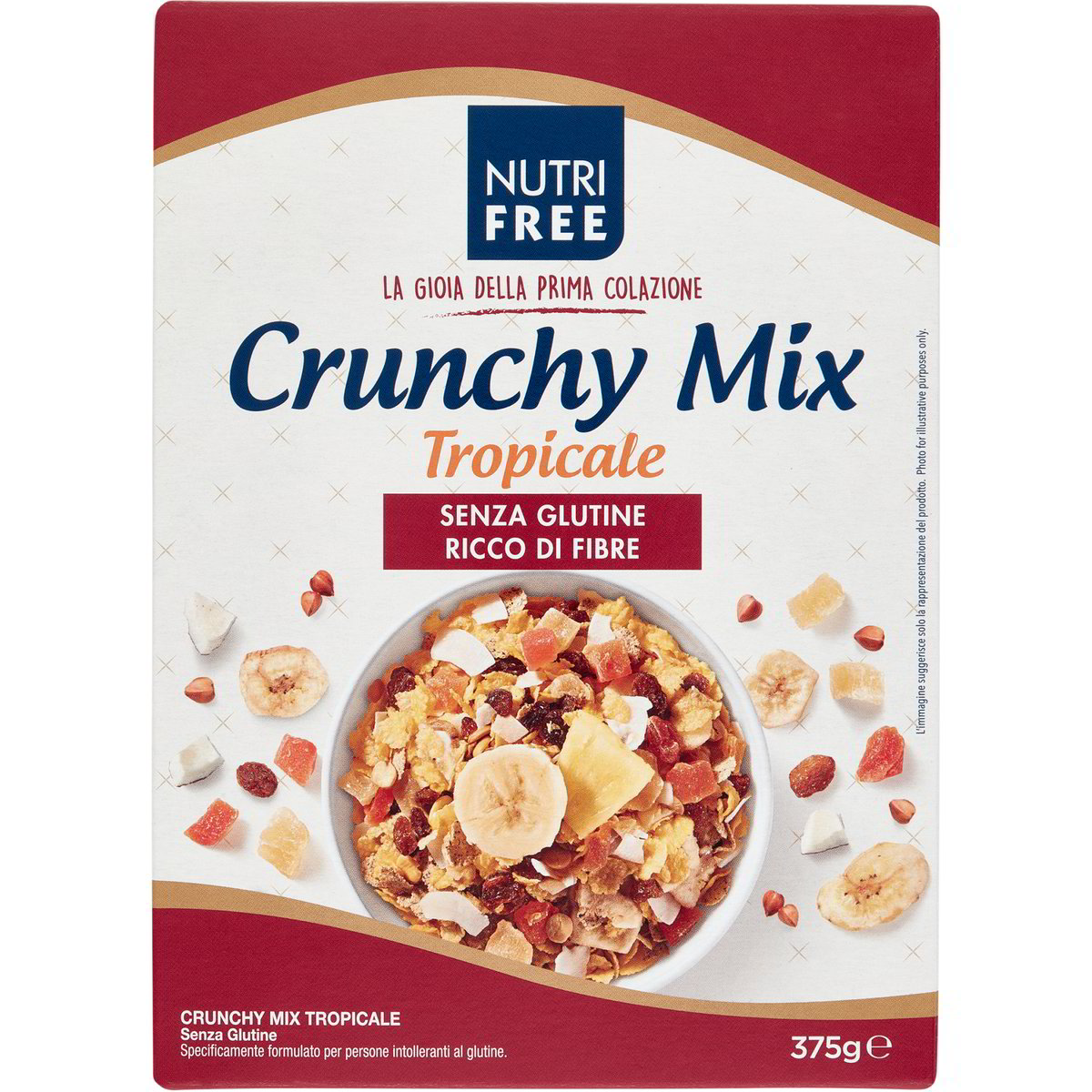 Cereali crunchy mix tropicale NUTRIFREE 375 G - Coop Shop