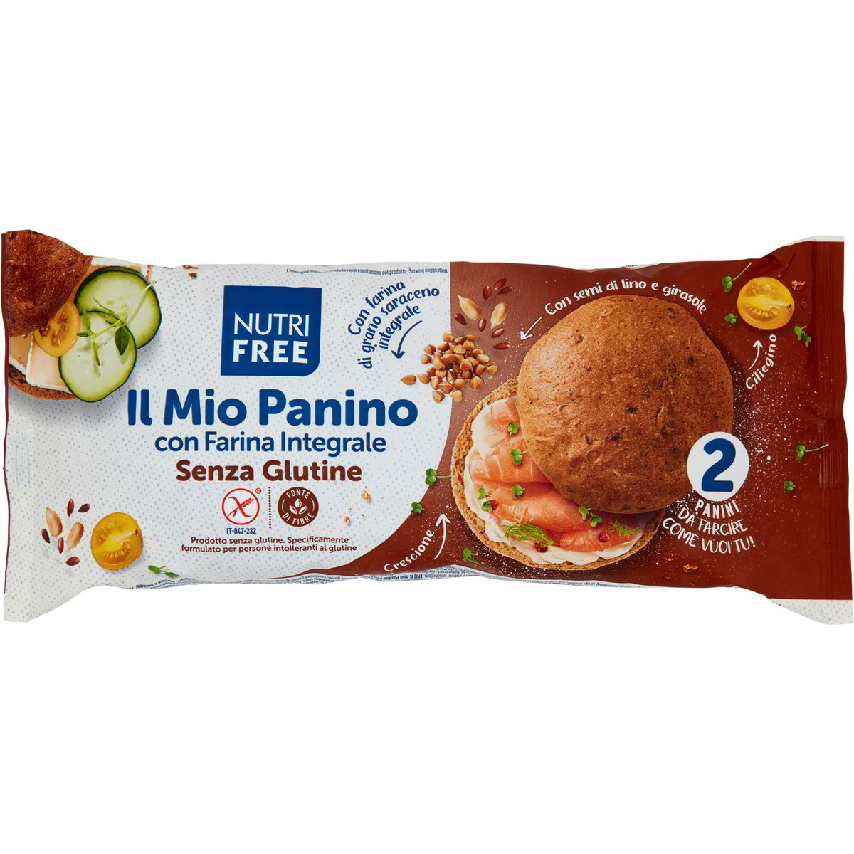 Pane il mio panino NUTRIFREE 2 X 60 G - Coop Shop