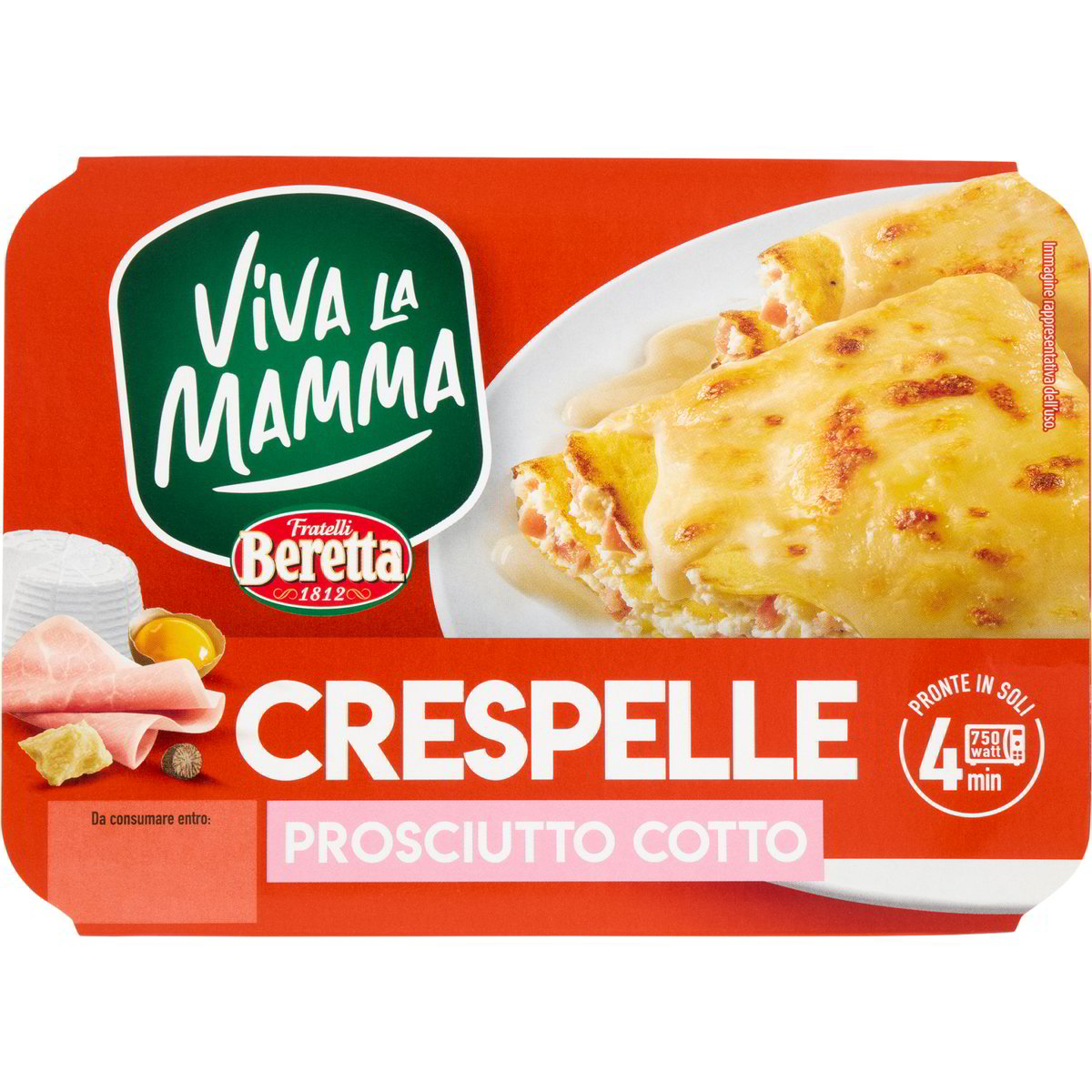 Crespelle con prosciutto cotto viva la mamma FRATELLI BERETTA 1812 300 ...