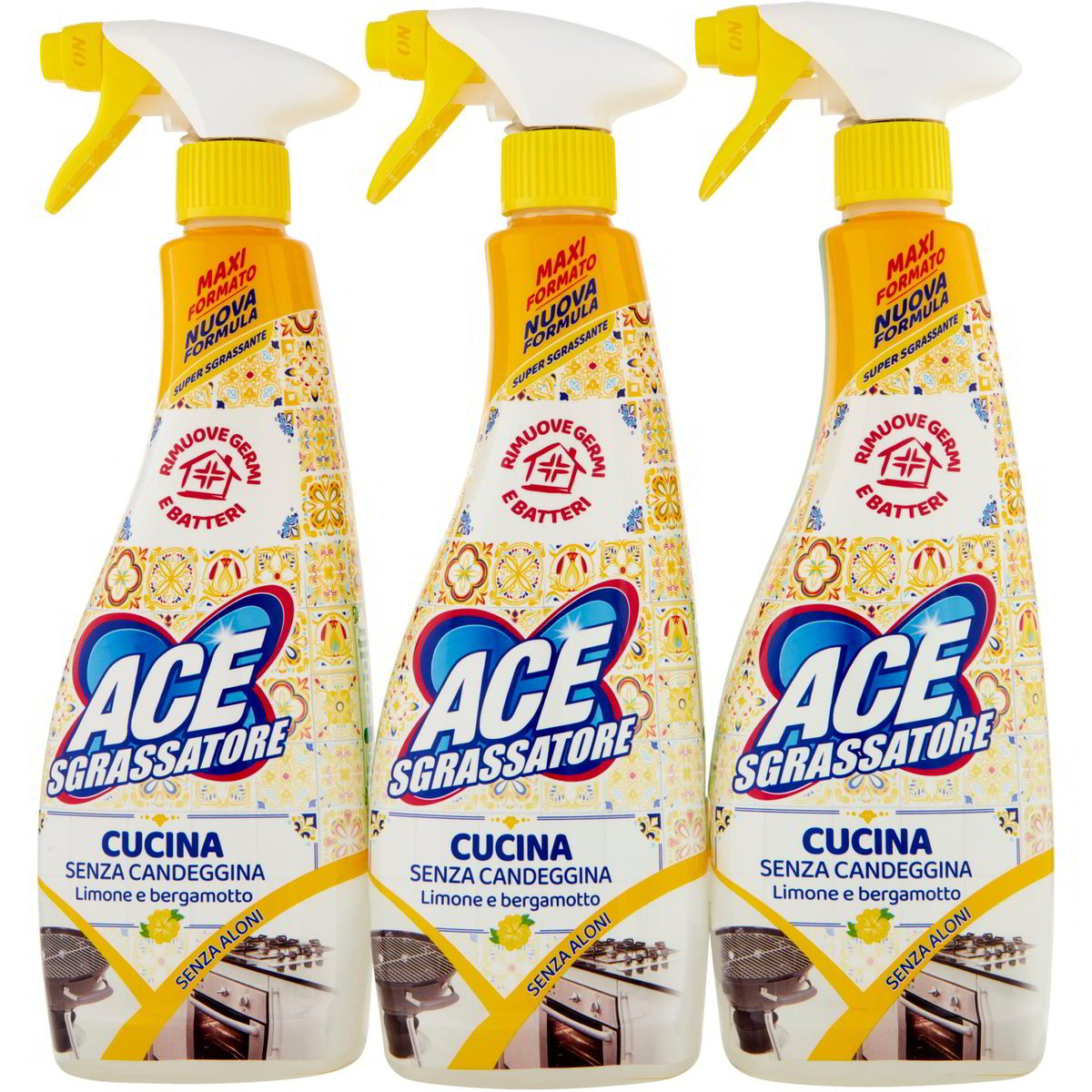 Sgrassatore spray cucina ACE 3 X 800 ML - Coop Shop