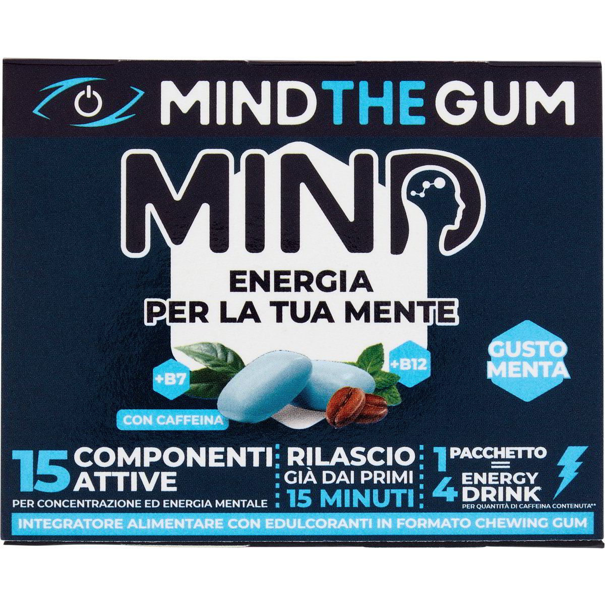 Chewing gum mind the gum confettate MIND THE GUM 9 X 2,35 G - Coop Shop