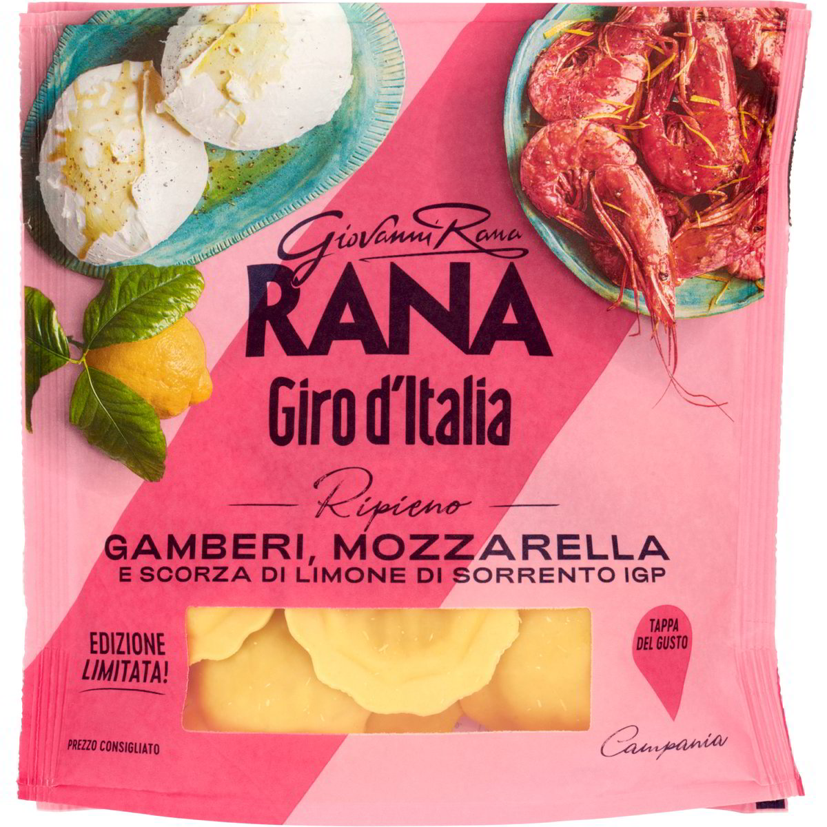 Ravioli gamberi/mozzarella/limone sorrento igp RANA 250 G - Coop Shop