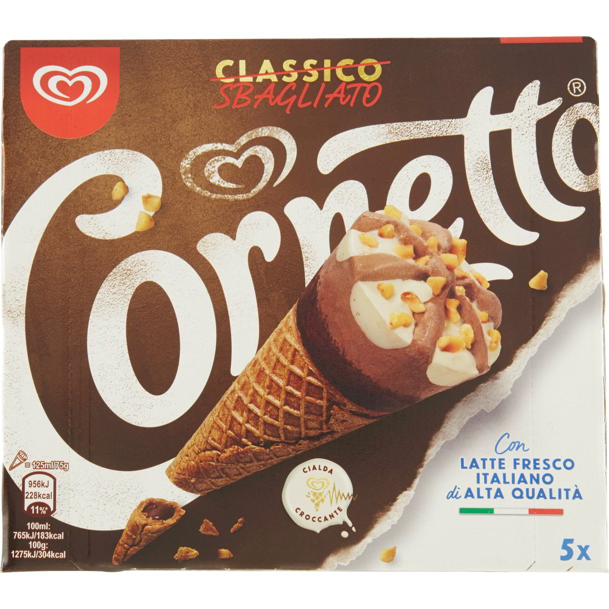 Cornetto sbagliato ALGIDA 5 X 75 G - Coop Shop
