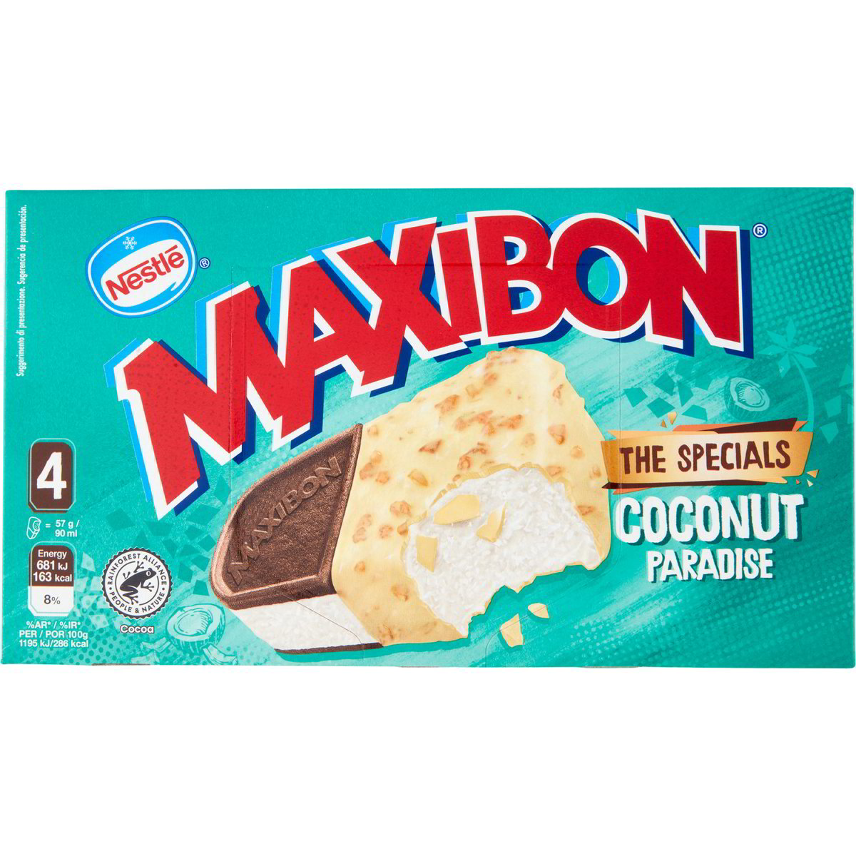 Gelato maxibon coconut paradise cocco x4 MOTTA 228 G - Coop Shop