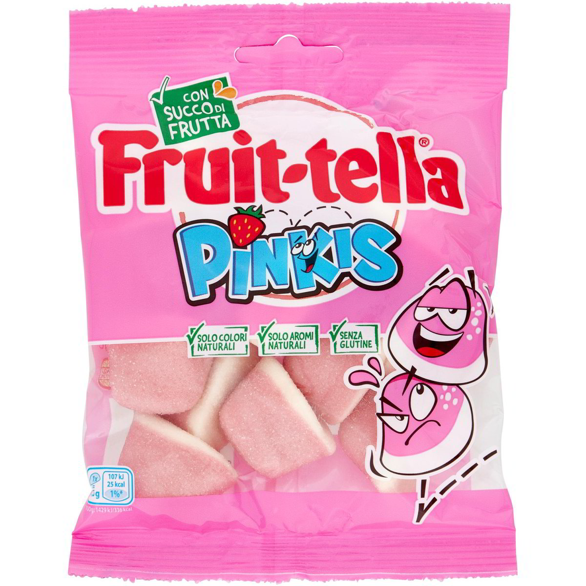 Caramelle gommose alla fragola pinkis FRUITTELLA 90 G - Coop Shop
