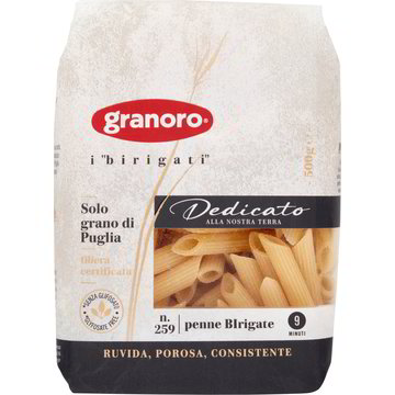 Penne rigate birigate n.259 GRANORO 500 G - Coop Shop