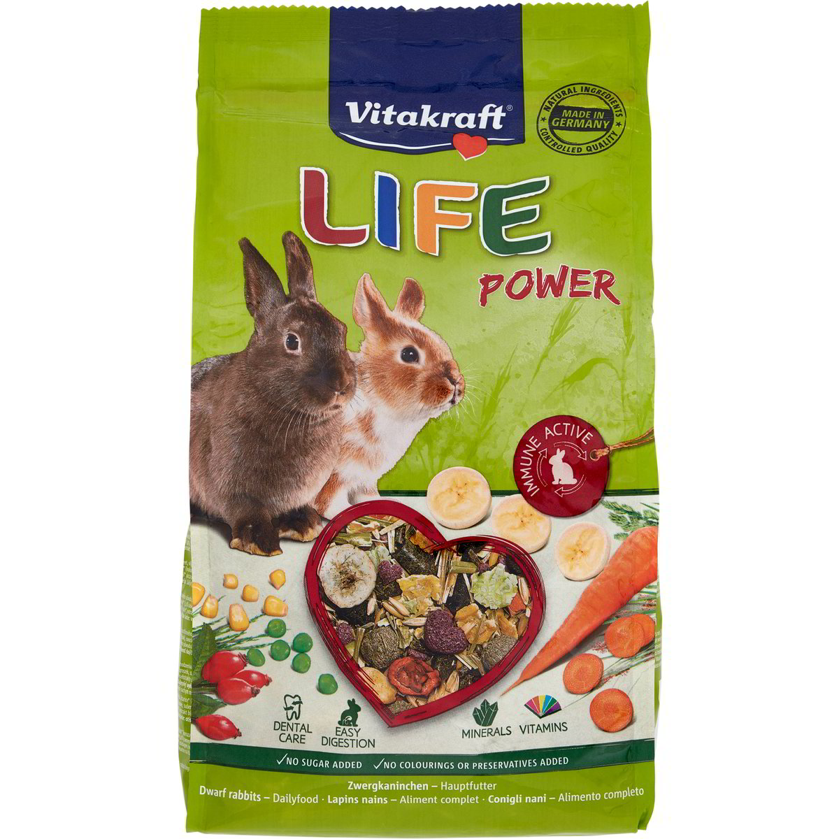 Alimenti per conigli nani life power VITAKRAFT 600 G - Coop Shop