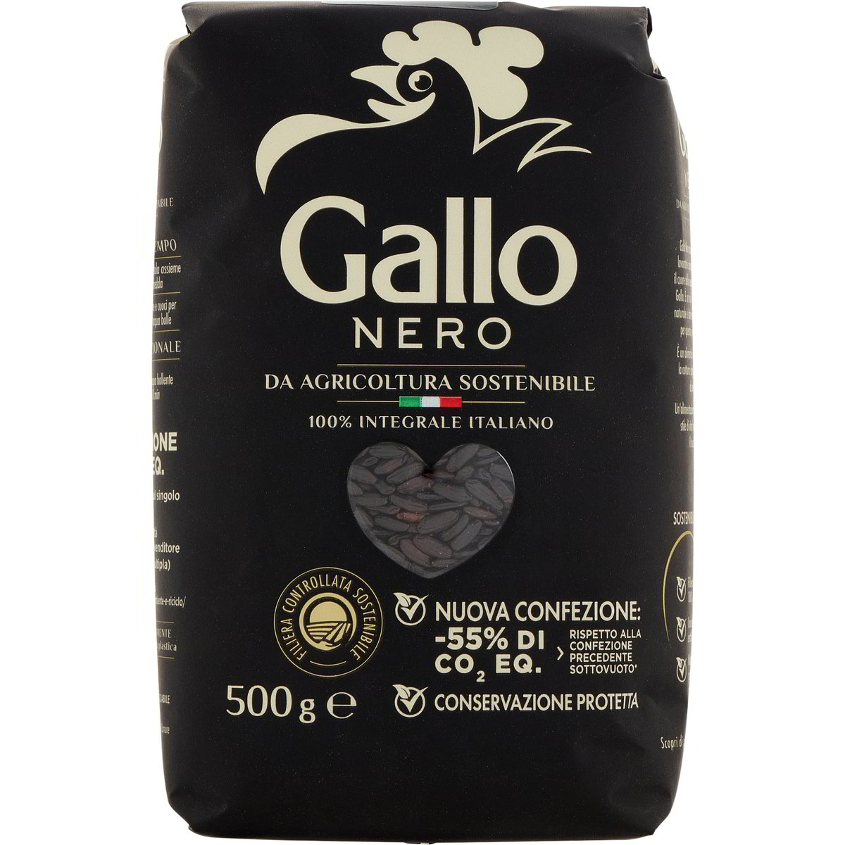Riso nero integrale italiano e sostenibile RISO GALLO 500 G - Coop Shop
