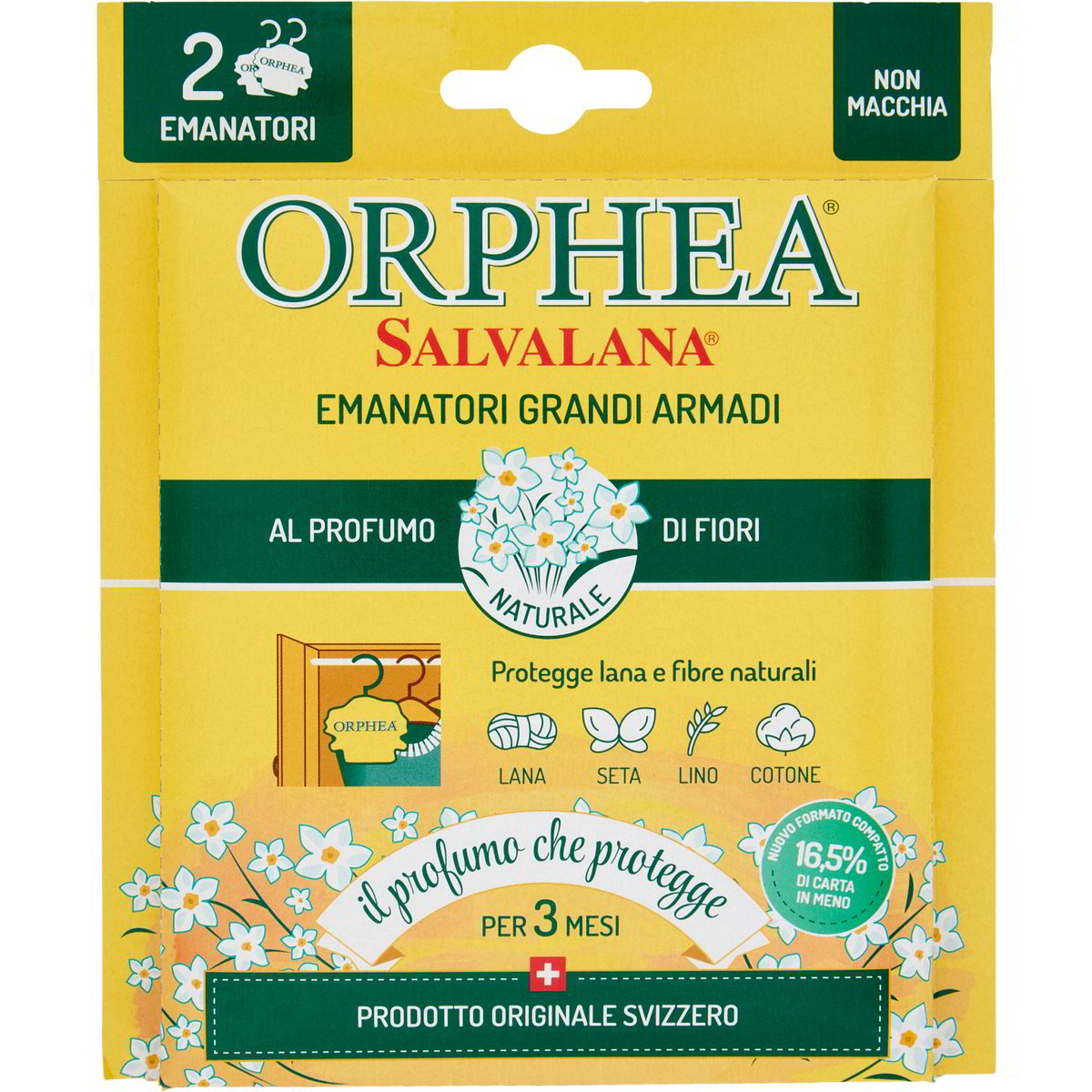 Antitarme salvalana grandi armadi profumo fiori x2 ORPHEA 1 PZ - Coop Shop