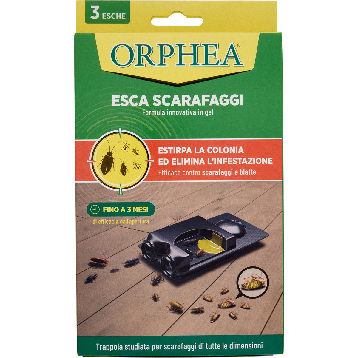 Esca insetticida scarafaggi ORPHEA 3 X 2,5 G - Coop Shop
